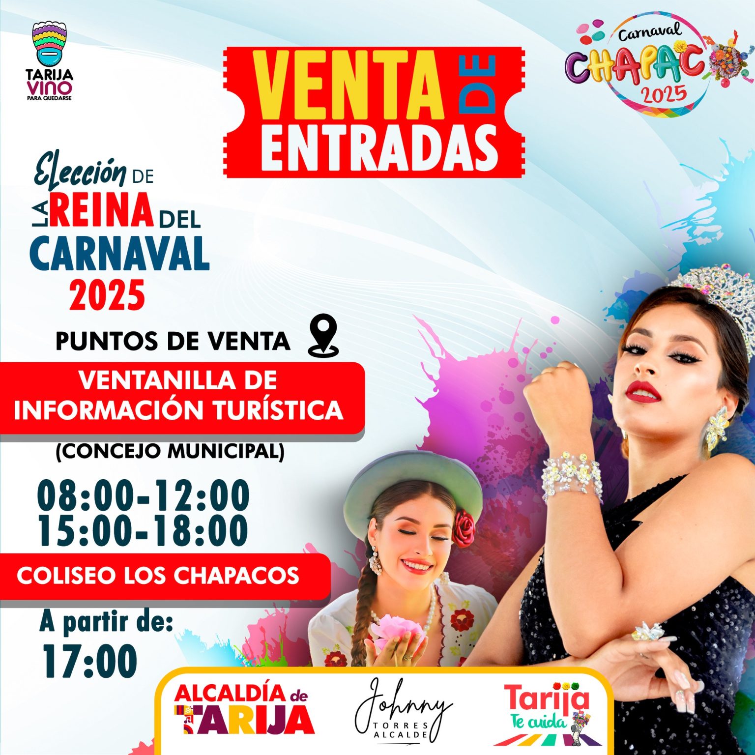 ELECCIÓN DE LA REINA DEL CARNAVAL CHAPACO 2025 - Tarija Turismo